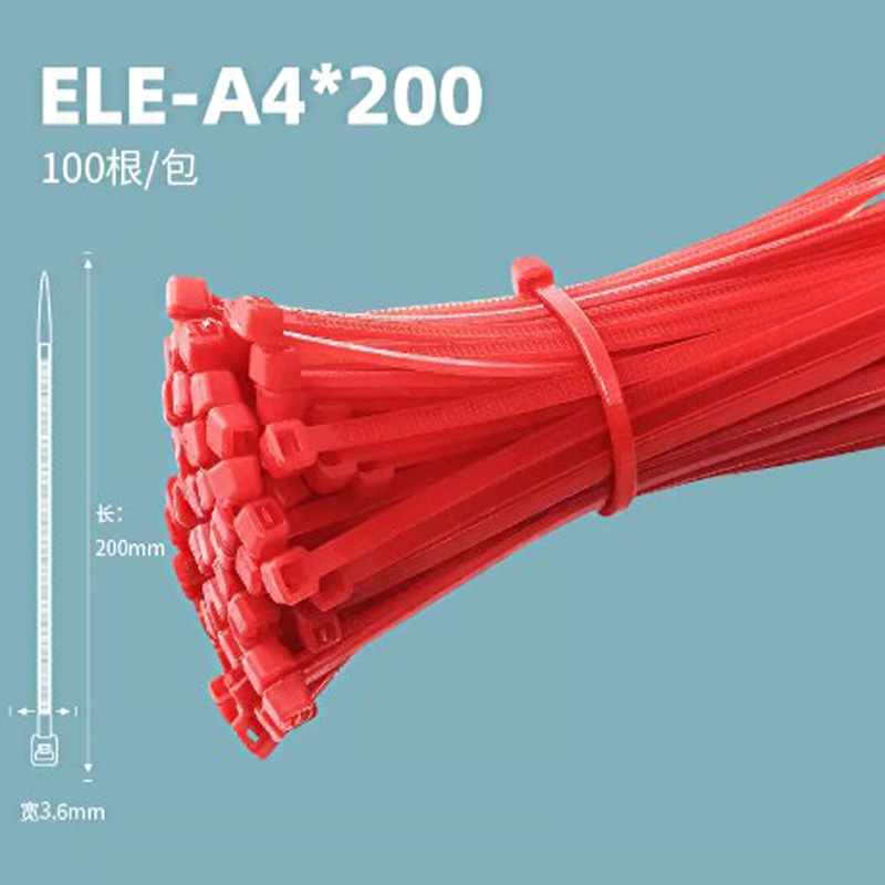 Ty-Rap red cable tie