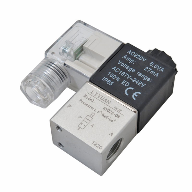 220V pneumatic solenoid valve 2V025-08 Solenoid valve model 2V025-08 ...