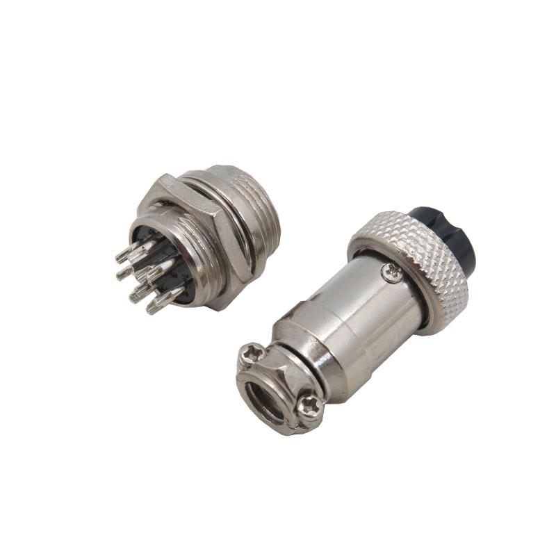 9-pin GX16 military metal connector