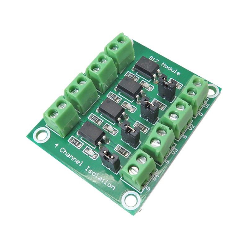 PC817 4-channel optocoupler module IC PC817 PC817-4CH module PC817 4 ...