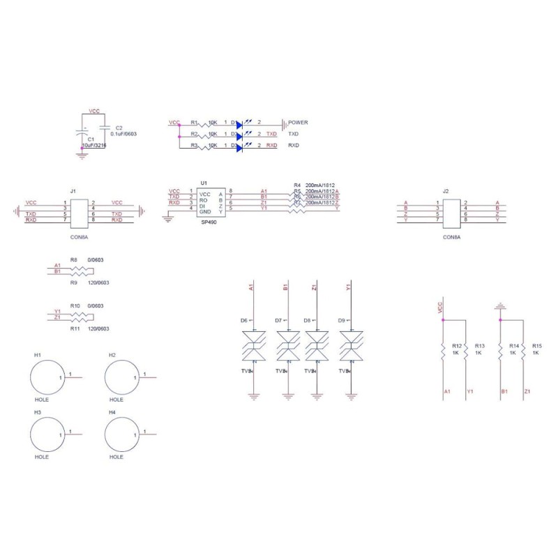 RS422 to TTL Converter Module