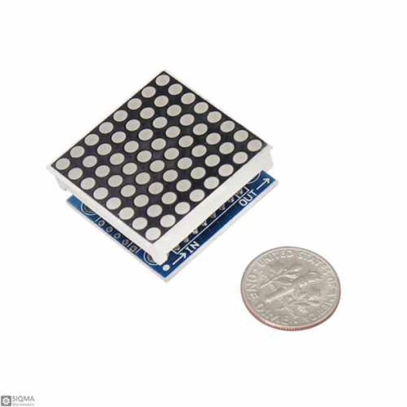 Max7219 8x8 Dot Matrix LED Display Module [ DC 4.7V~5.3V ]