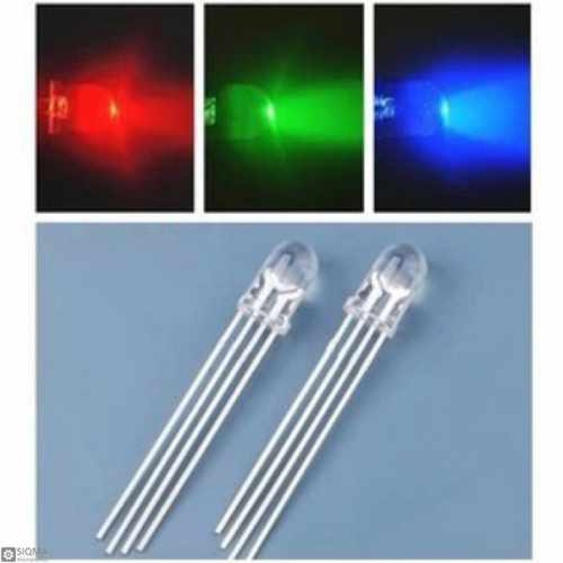 1000 PCS 5mm 4 Pin F5 Common Cathode RGB LED [4 Pin]