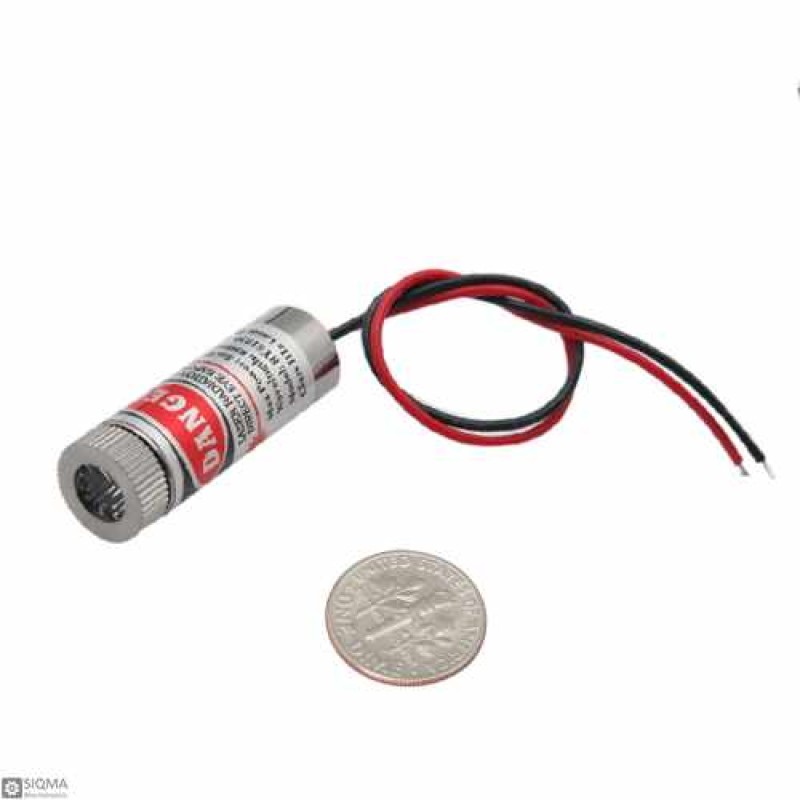 650nm Red Cross Laser Cutting Module for CNC Engraving [ 3V 5mW ]