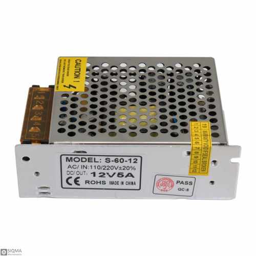 AC-DC 12V 5A Switching Power Supply