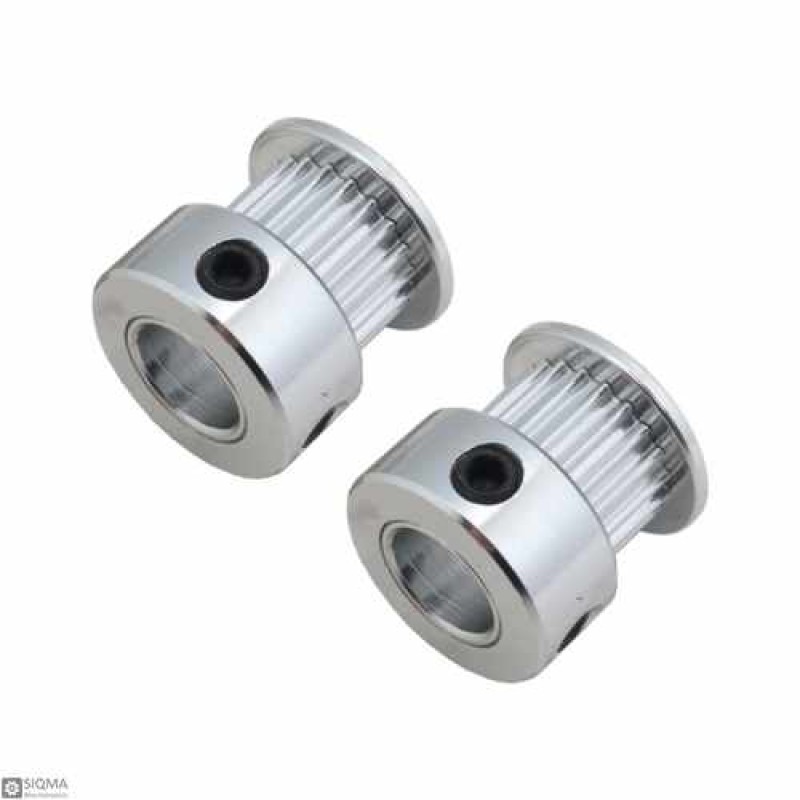 10 PCS 3D Printer GT2-20 Teeth Aluminum Timing Pulley [8mm Bore]