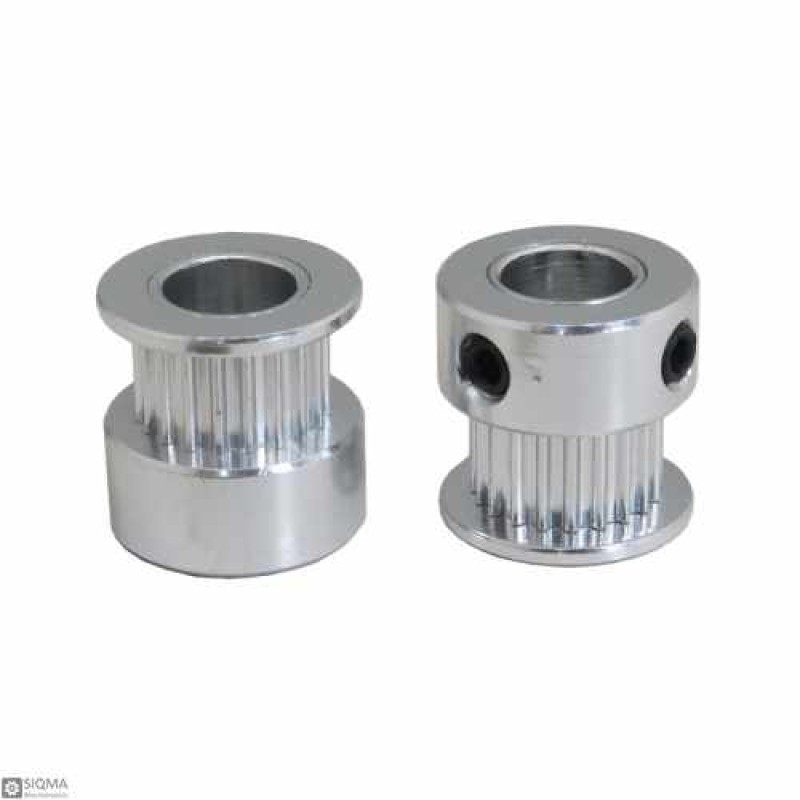 10 PCS 3D Printer GT2-20 Teeth Aluminum Timing Pulley [8mm Bore]