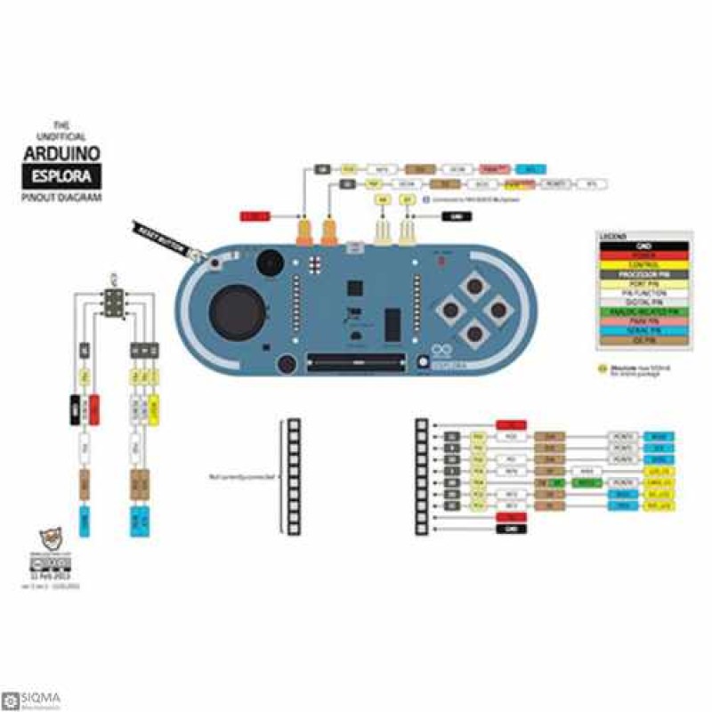 Arduino Esplora With Atmega32U4 Microcontroller [ 32KB Flash ]
