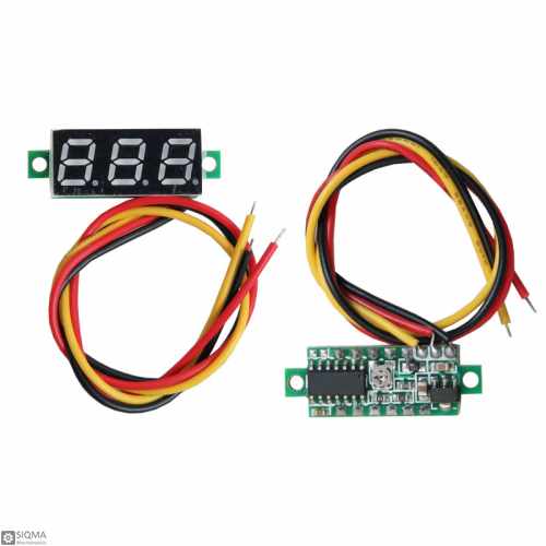 15 PCS 0.28 Inch 2 Wire Digital DC Voltage Meter Module (tiny Voltmeter ...