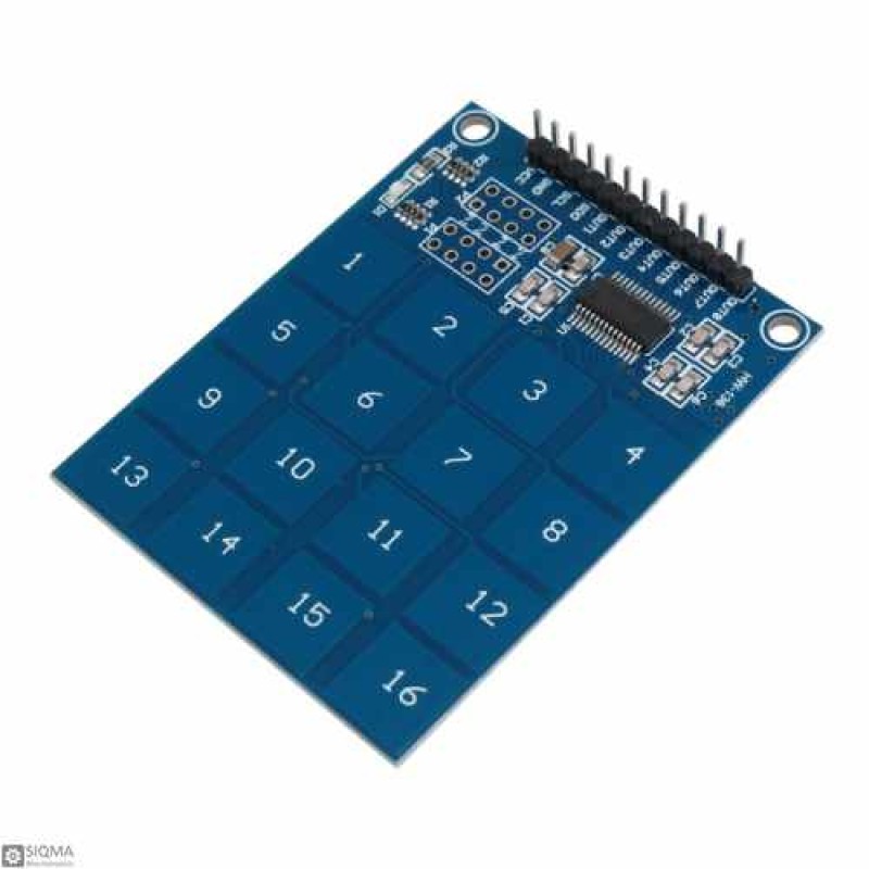 TTP229 Capacitive Touch Keypad Module [16CH] [12 Pin]