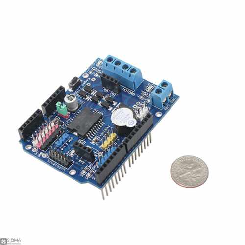 L298P Stepper and DC Motor Driver Shield [2A]