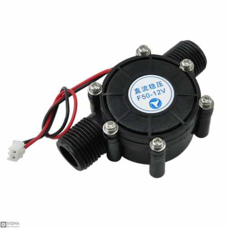 DC Micro Water Flow Hydro Hydraulic Hydropower Turbine Generator [ 12V ]
