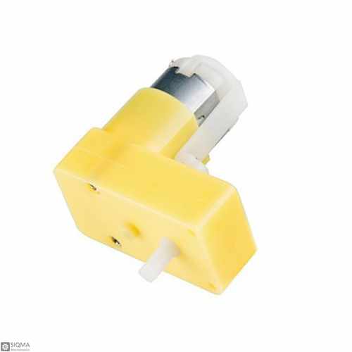 Single Shaft L-Shape Plastic Gear DC Motor [ 3V-6V ]