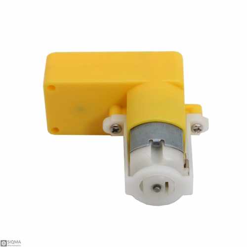 Single Shaft L-Shape Plastic Gear DC Motor [ 3V-6V ]