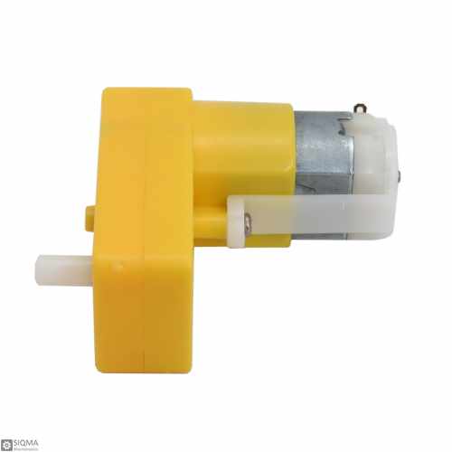 Single Shaft L-Shape Plastic Gear DC Motor [ 3V-6V ]