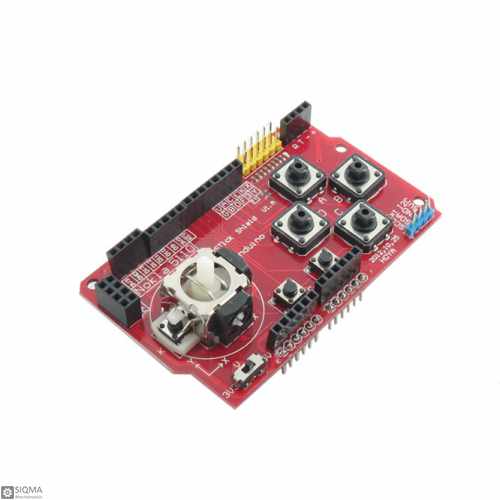Arduino NRF24L01 Nokia 5110 Joystick Shield For RC Vehicles