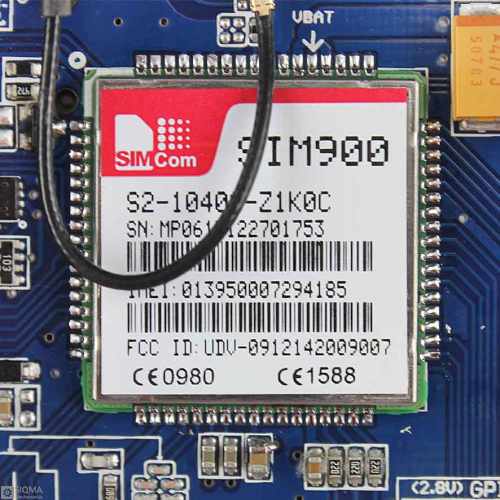 SIM900 Quad Band GPRS GSM Arduino Shield