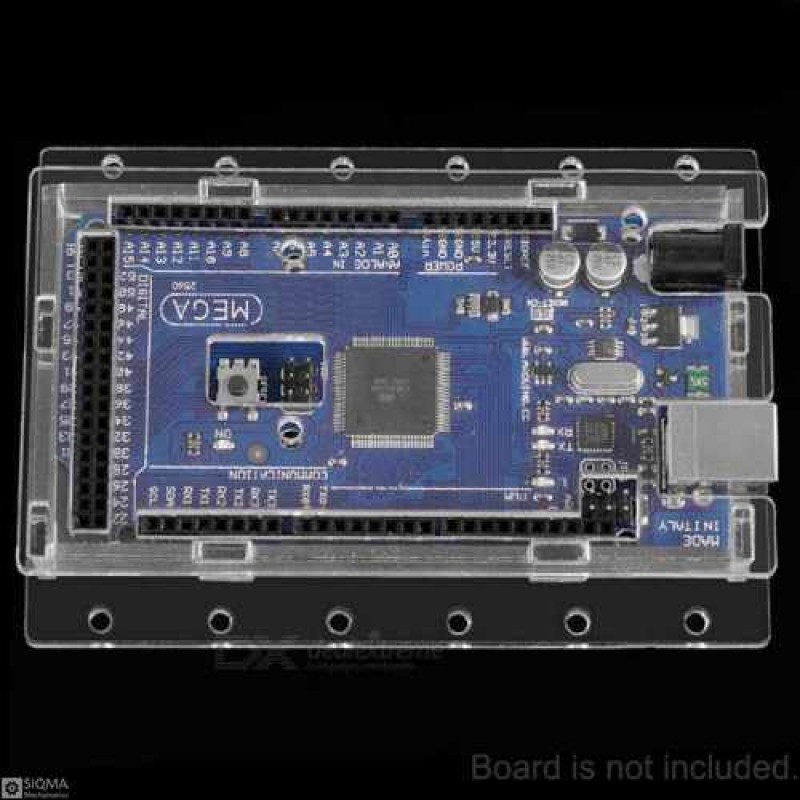 Acrylic Transparent Hard Case For Arduino MEGA2560 R3