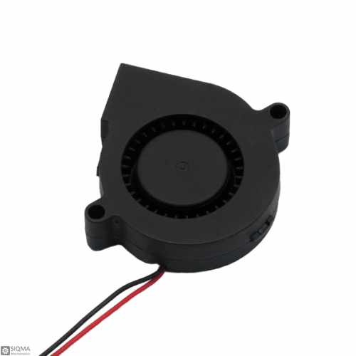 5 PCS 3D printer 12V Hotend Extruder Blower Cooling Fan [50mm x 50mm x ...