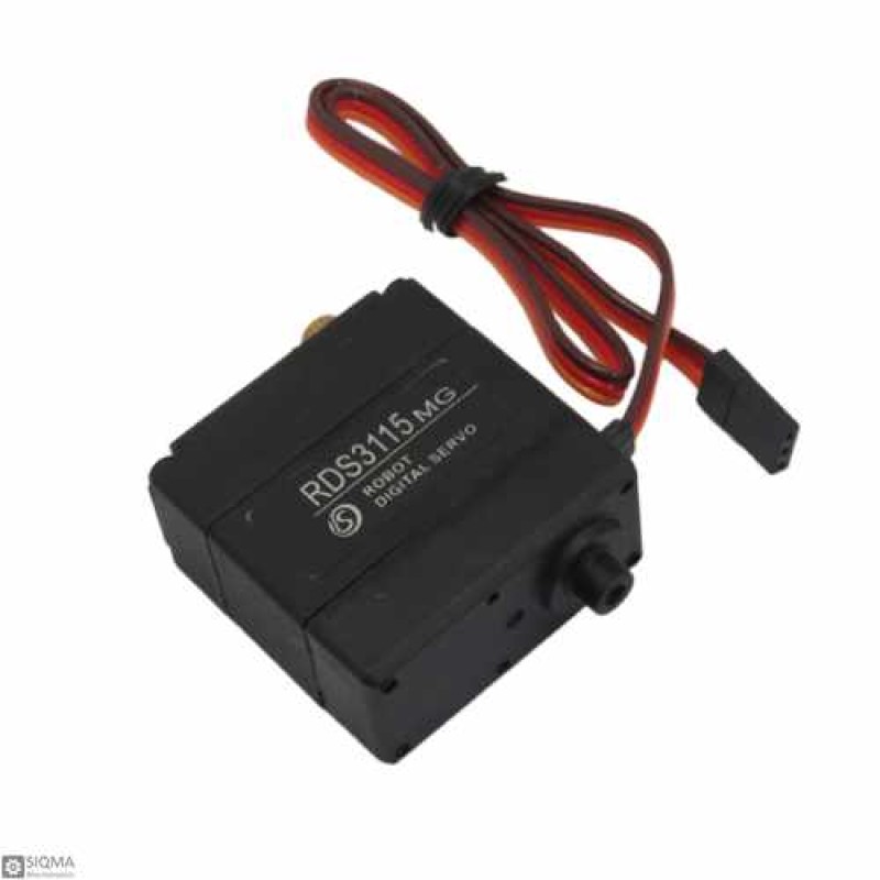 RDS3115 Dual Axis Gear Digital Servo Motor for Robotic Arm [180 Deg]