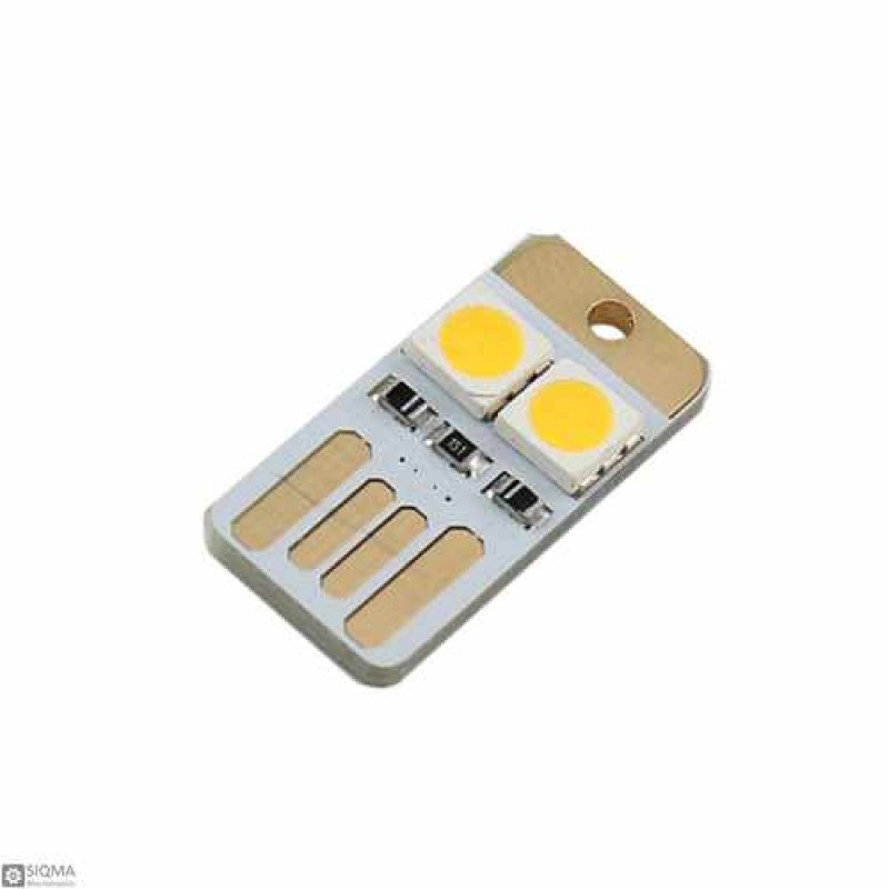 10 PCS Two-sided Mini USB LED Module [0.5W] [5V] [Cool White, Warm White]