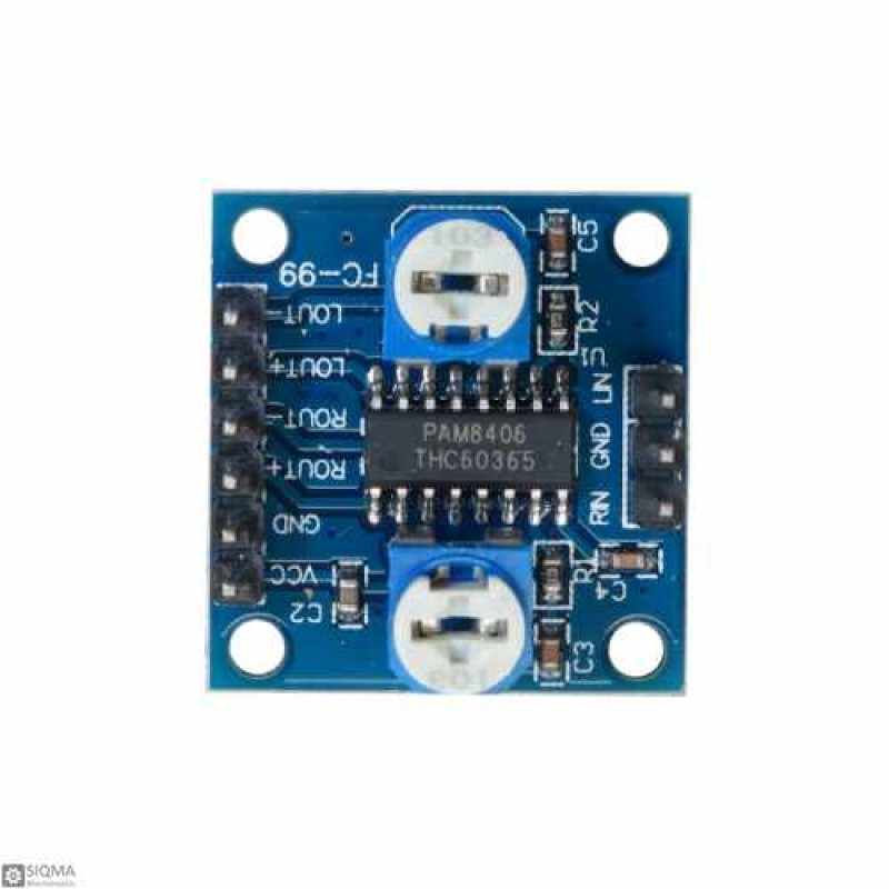 PAM8406 Dual Channel Stereo Digital Audio Amplifier Module [2x5W]