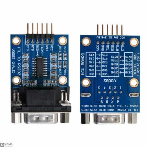 SP3232 Male RS232 to TTL Converter Module