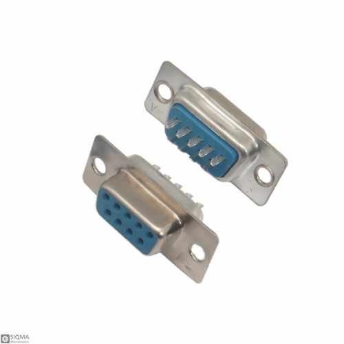 10 PCS RS232 Serial DB9 Connector with Shell [Female , Male]