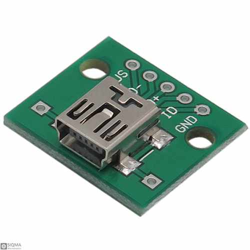 20 PCS Mini USB Female Breakout Board
