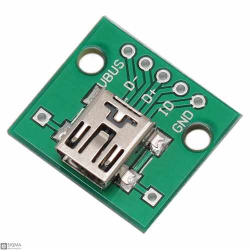 20 PCS Mini USB Female Breakout Board
