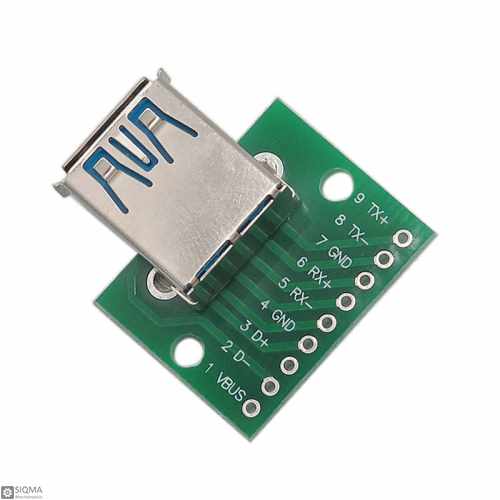 5 PCS USB 3.0 Female Breakout Board