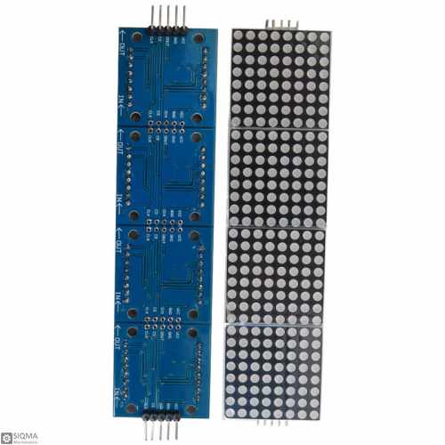 Max7219 8x32 Dot Matrix LED Display Module [ DC 5V ]