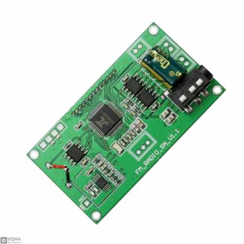 FM Stereo Radio Broadcast Receiver Module With LCD
