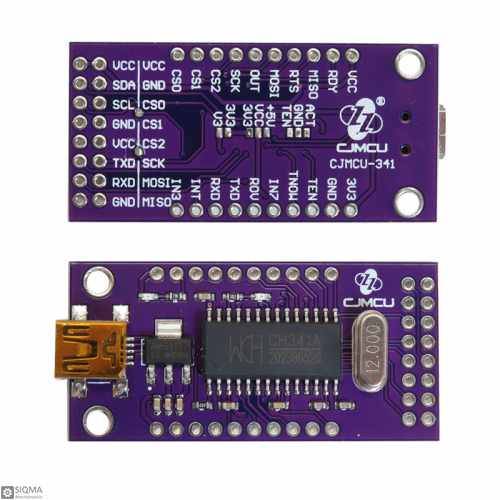 CJMCU-341 CH341A USB to Serial RS232 RS485 RS422 Programmer Module