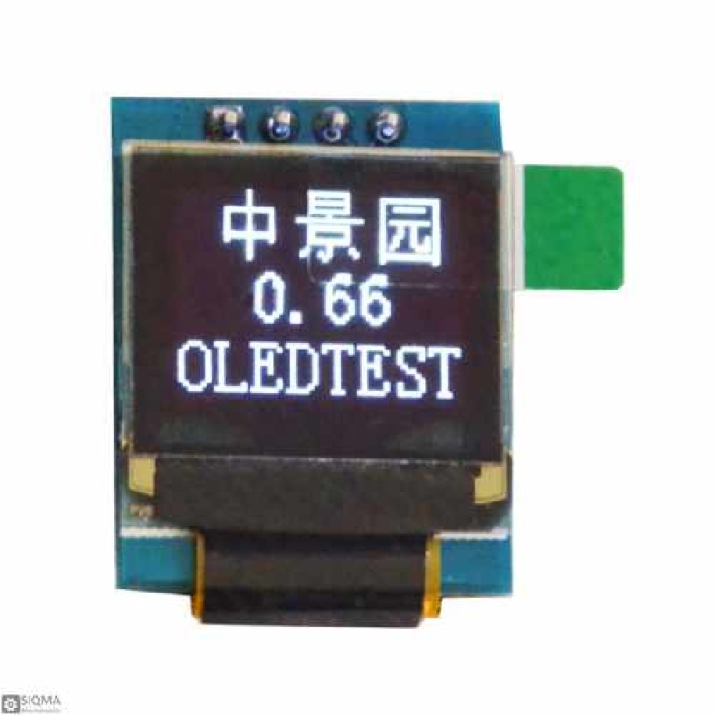 0.66 OLED Display module, 0.66 inch, 64x48 Pixel, I2C Interface