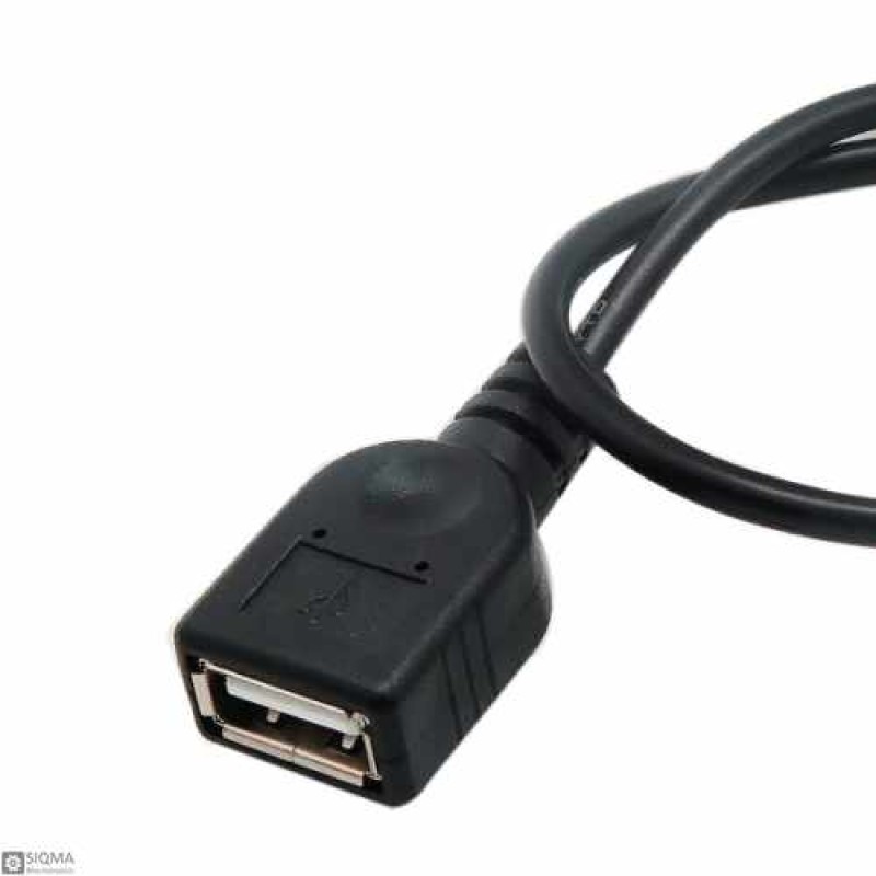 10 PCS Female USB to 4 Pin Charging and Data Cable [30cm]