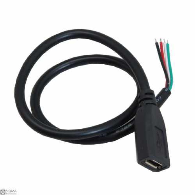 10 PCS Female Micro USB to 4 Pin Charging and Data Cable [30cm , 50cm]