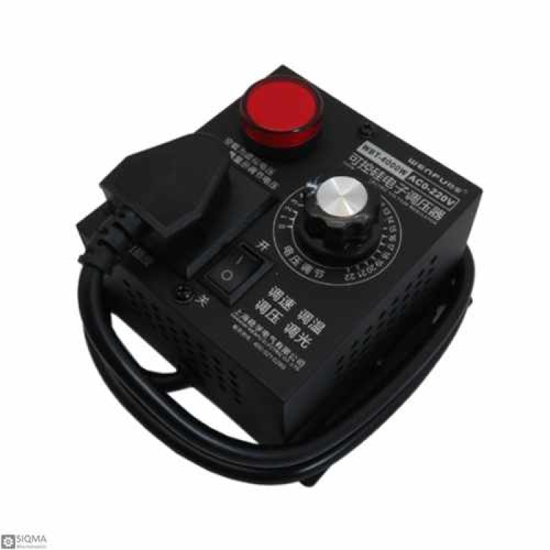 4000W SCR Single Phase Thyristor Voltage Regulator For Motor Speed ...