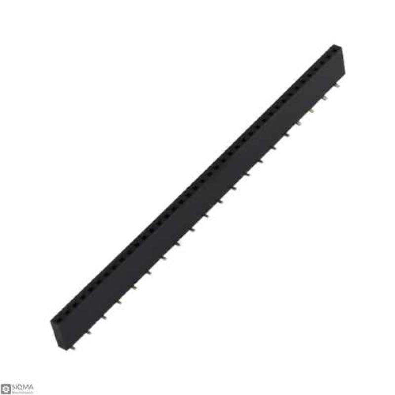 100 PCS 1x40 SMD Female 2.54mm Pin Header (Single Row)