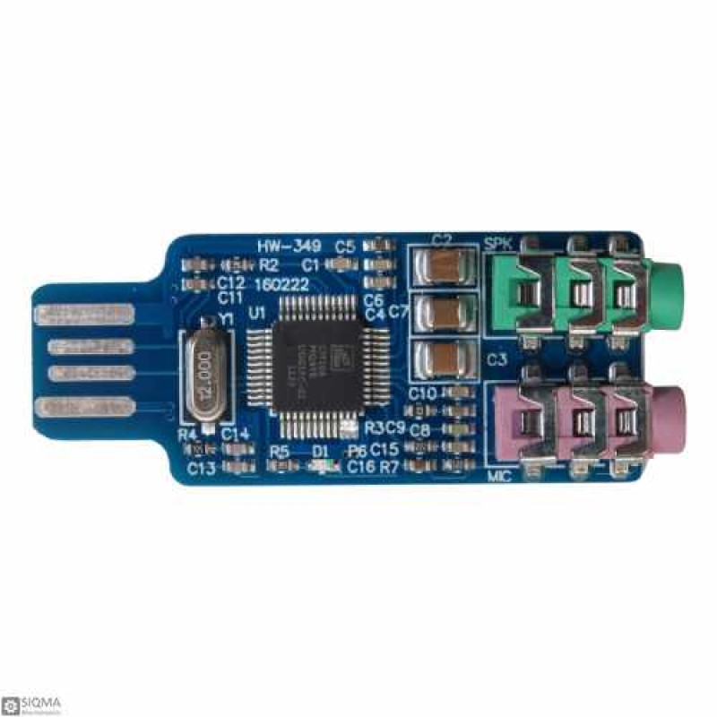 CM108 USB External Sound Card Module