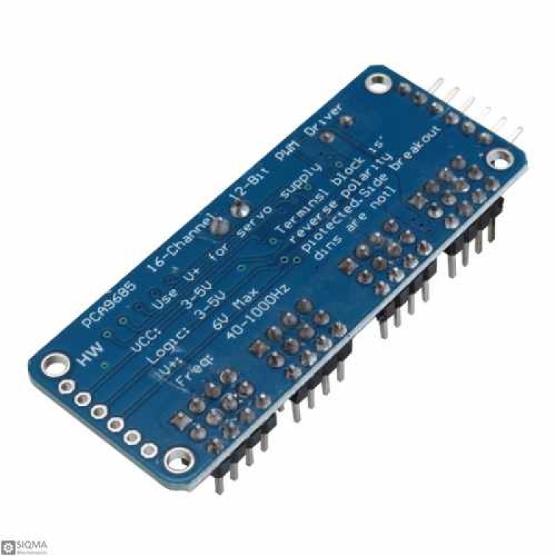 PCA9685 16 Channel 12-bit PWM I2C Servo Motor Driver Module For Arduino ...