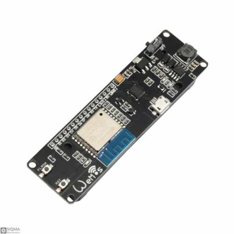 MakerFocus Wemos D1 Mini ESP8266 WiFi Module Wih 18650 Battery Slot