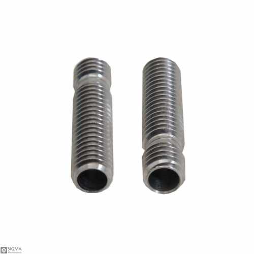 10 PCS 3D Printer MK8 M6X26.5 [4.1mm Bore] Stainless Steel Pipe