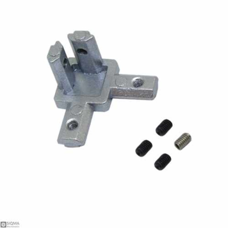 10 PCS 3D Printer L Type 3 Way Connector For 2020 Aluminum Profile