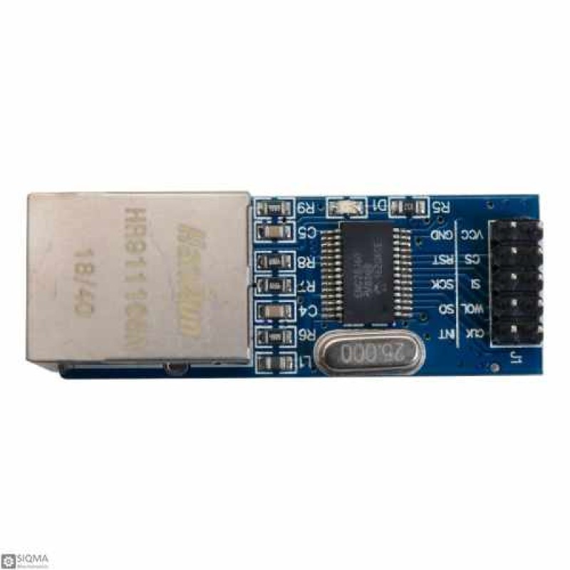 ENC28J60 Ethernet LAN Network Module (SPI AVR PIC LPC STM32 for Arduino ...