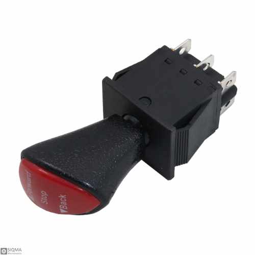 10 PCS KCD4-604-6p Black Boat Three Gear Six Feet 250V 15A Rocker ...