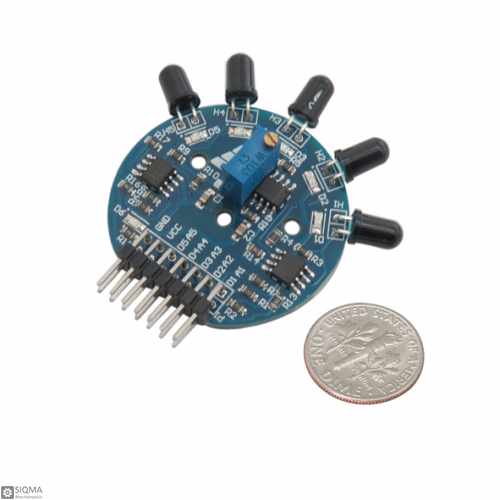 MK00215 Five Way Analog Digital Dual Output Flame Sensor Module