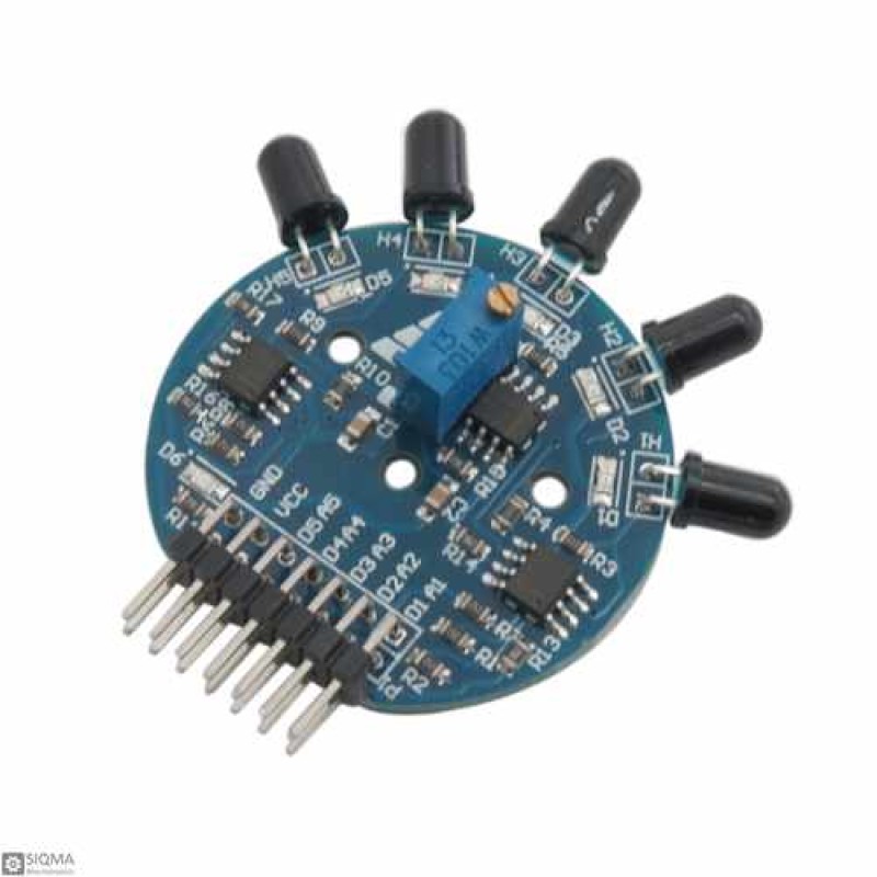 MK00215 Five Way Analog Digital Dual Output Flame Sensor Module