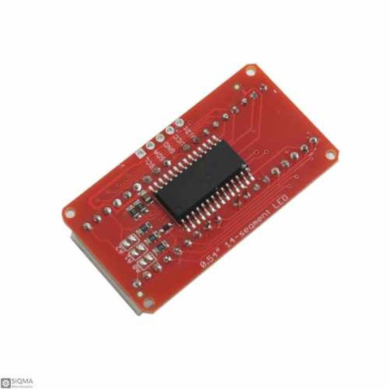 HT16K33 0.54 Inch 14 Segment Alphanumeric LED Display Module