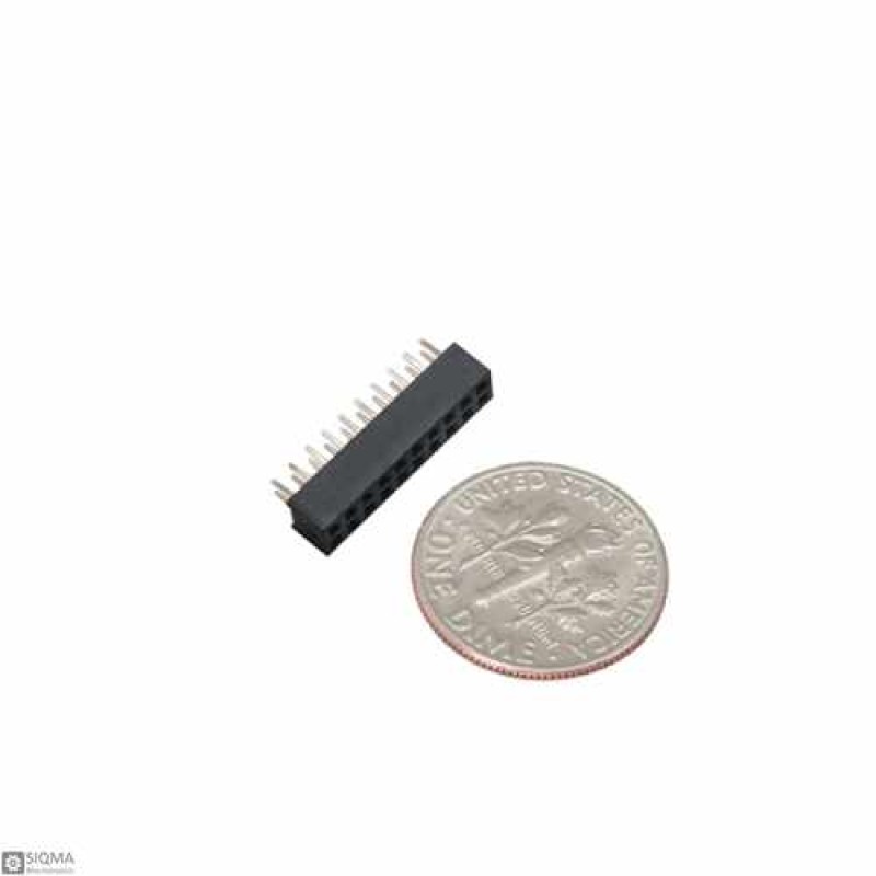 100 PCS 1X40 Curved Male Pin Header [ 2mm ]